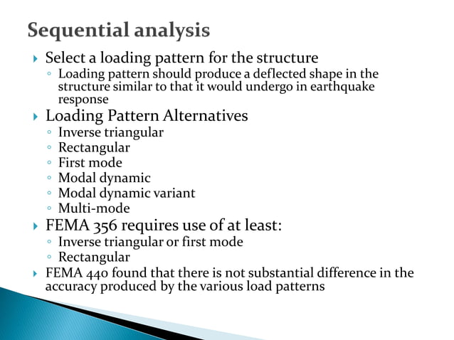 Non linear static pushover analysis | PDF | Civil Engineering Industry | Industries