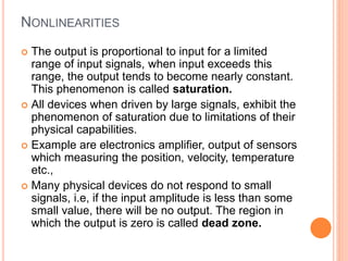 Nonlinear systems | PPTX