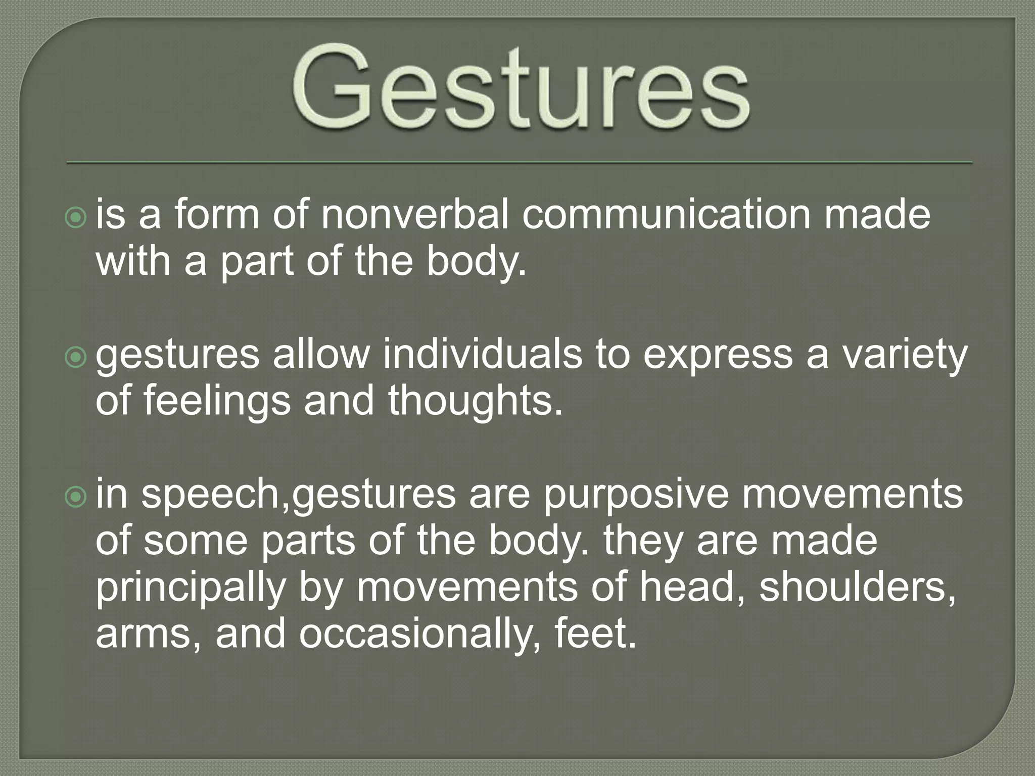 Nonlinguistic Elements of Communication | PPTX