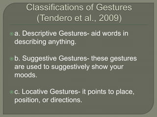 Nonlinguistic Elements of Communication | PPTX