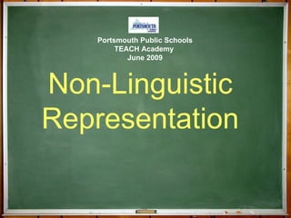 Non Linguistic Representation | PPT