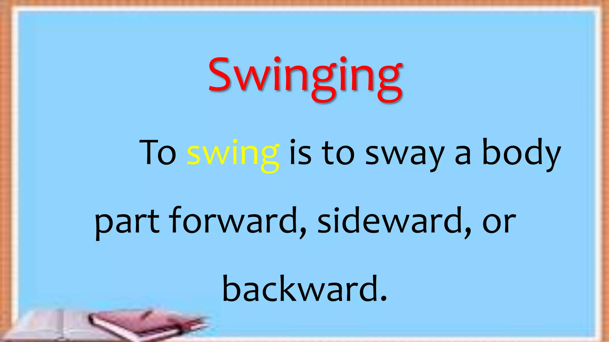 Nonlocomotor Movements. | PPTX