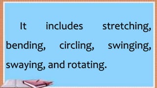 Nonlocomotor Movements. | PPTX