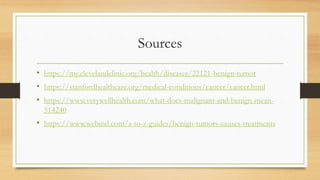 Non malignant tumor.pptx
