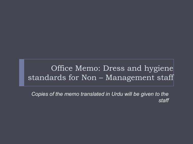 Non Management Staff Training | PPTX | Women\'s Clothing | Women\'s Fashion