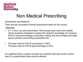 Non medical prescribing - Bridget Crofts | PPTX