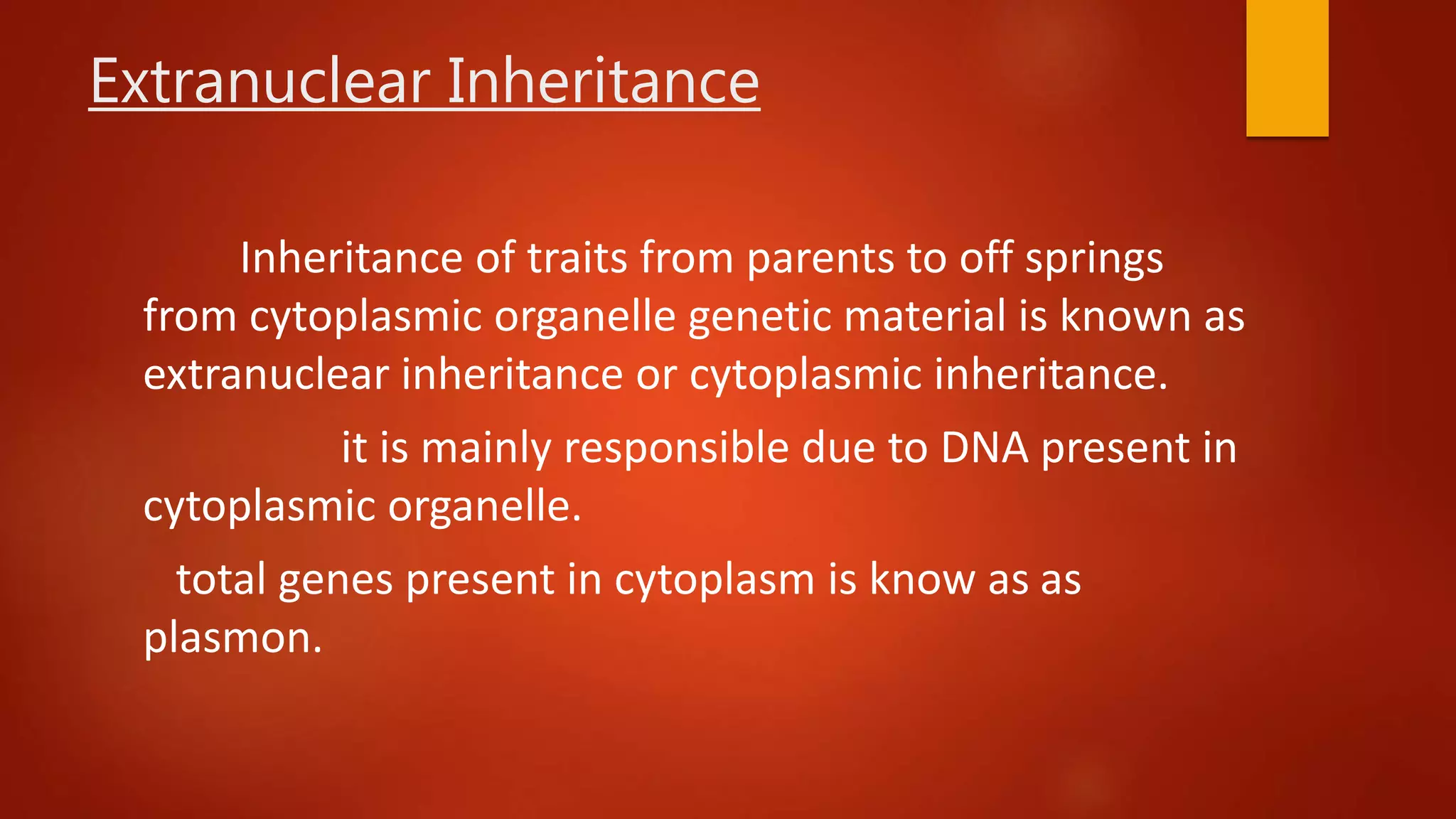 Non Mendelian inheritance | PPT