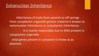 Non Mendelian inheritance | PPT