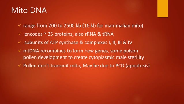 Non Mendelian Inheritance Ppt