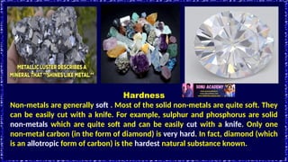 NON METALS/Materials: Metals and Non-Metals Chapter- 4 Class 8 - CBSE ...