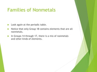 Nonmetals 2 | PPTX | Chemistry | Science