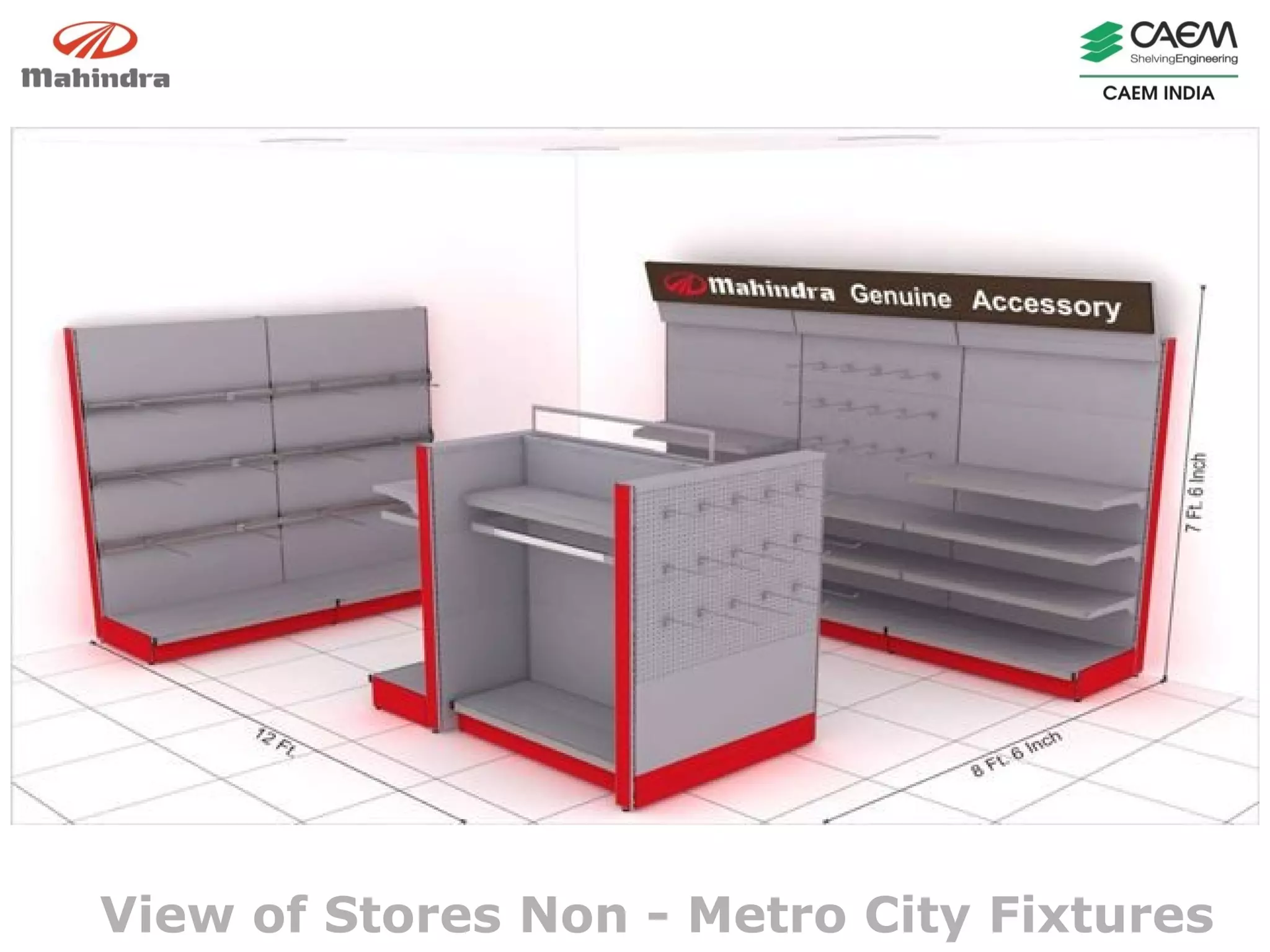 Accessories Display for Mahindra & Mahindra - Non metro cities by CAEM ...