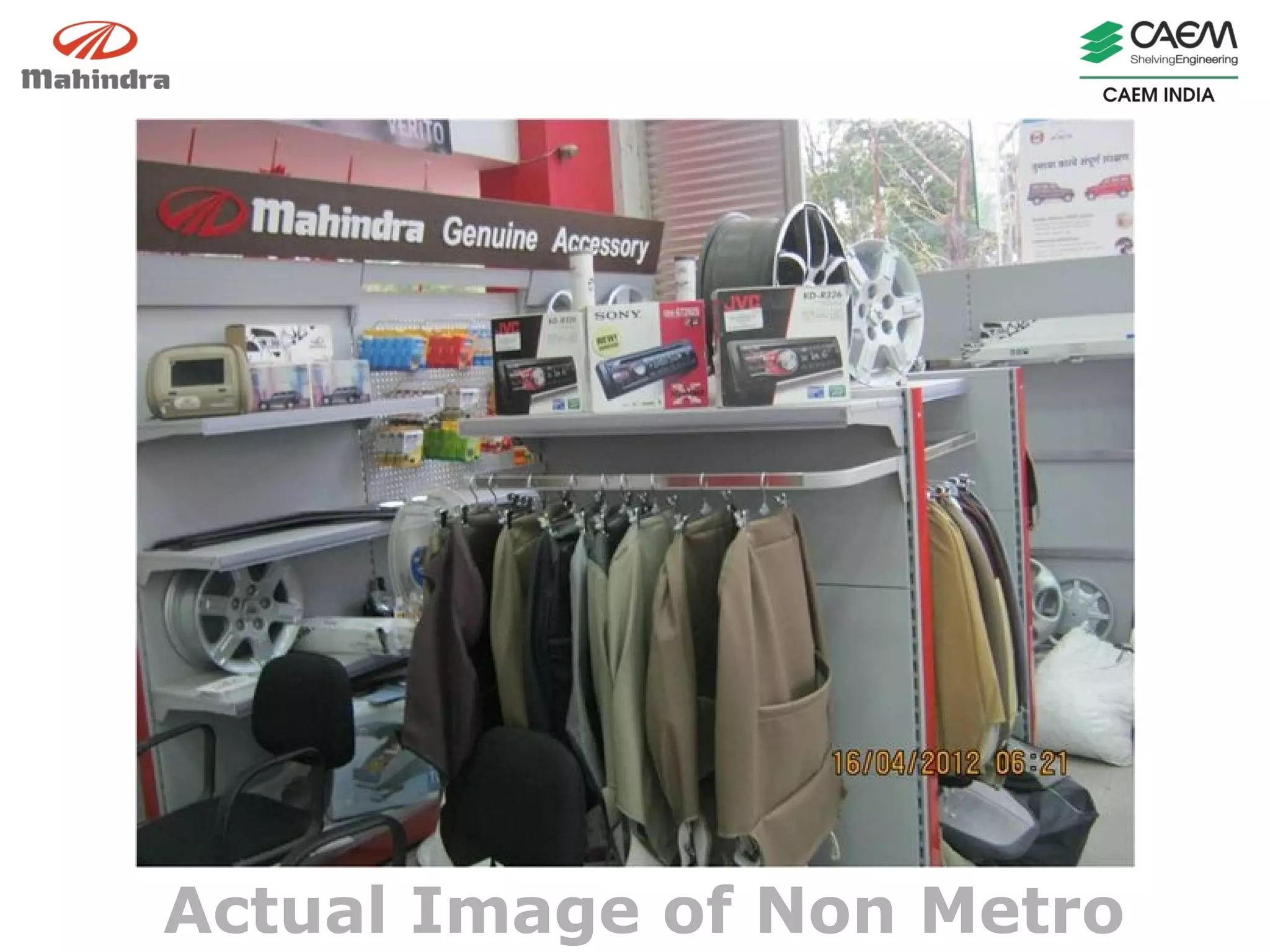 Accessories Display for Mahindra & Mahindra - Non metro cities by CAEM ...