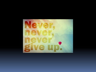 Non mollare mai | PPTX