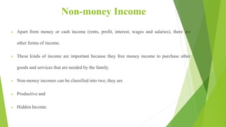 Non-money Income | PPTX