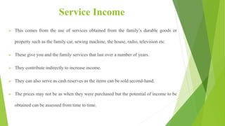 Non-money Income | PPTX