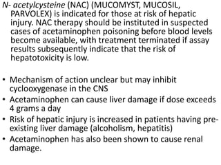 Non narcotic analgesics | PPTX