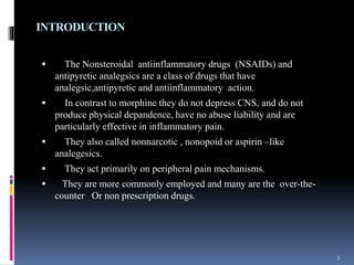 Non narcotic analgesics .pptx
