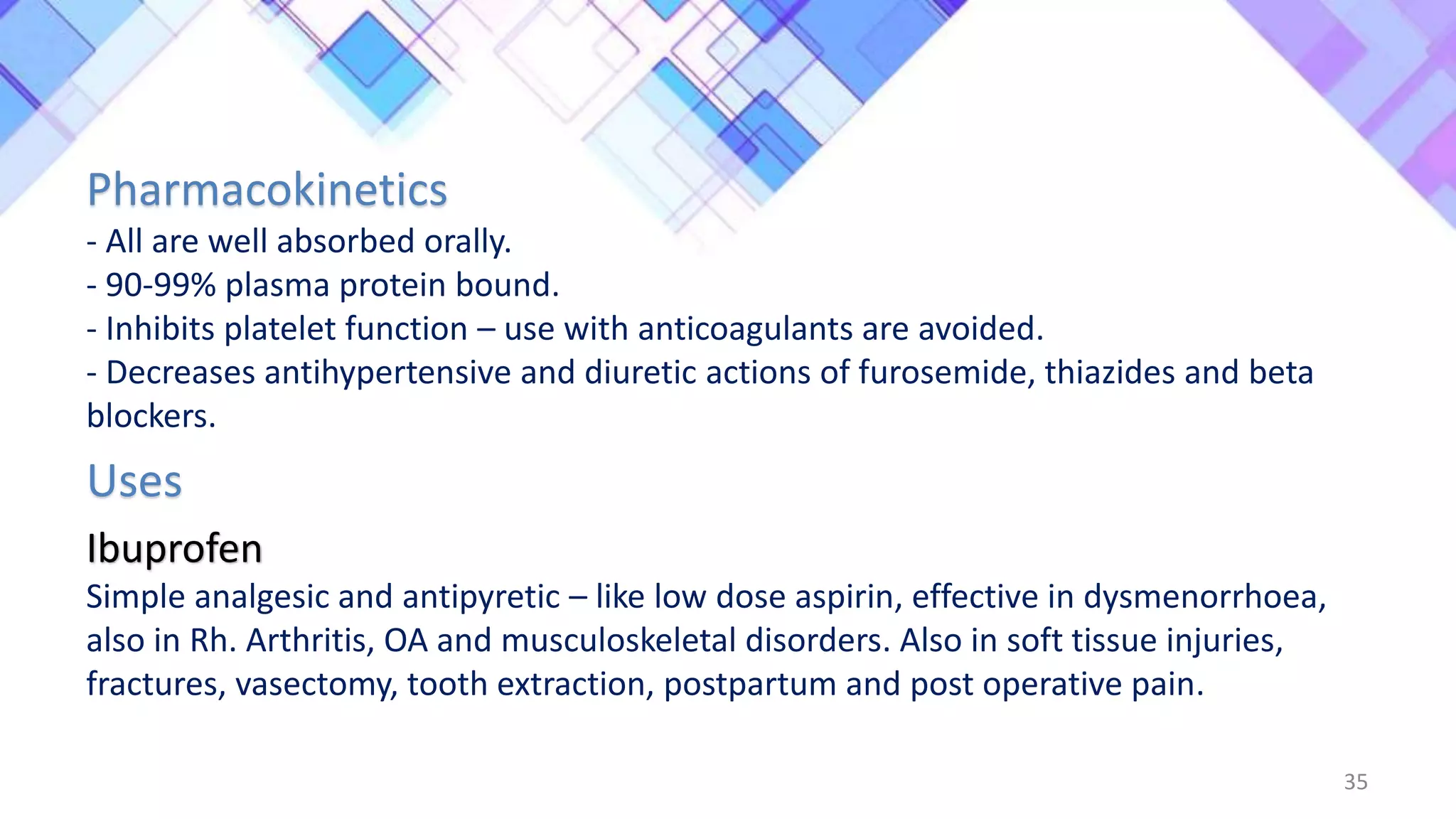 Non narcotic analgesics | PPTX