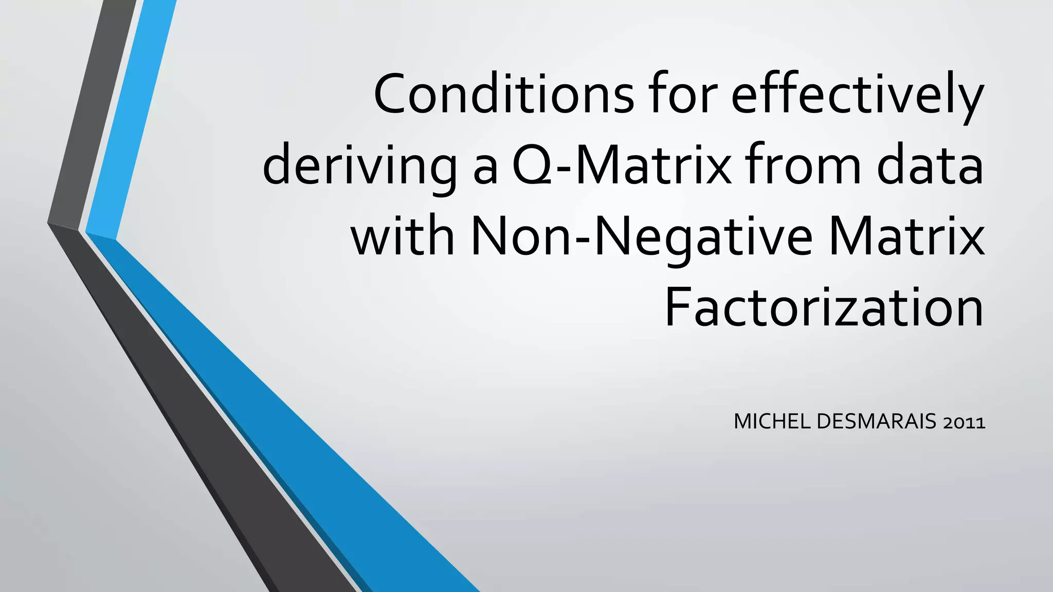 Nonnegative matrix-fact | PPT