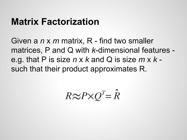 Beginners Guide To Non Negative Matrix Factorization Pdf Physics Science