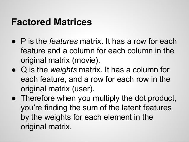 Beginners Guide To Non Negative Matrix Factorization