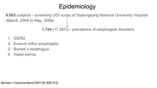 Non neoplastic disorders of esophagus | PPTX