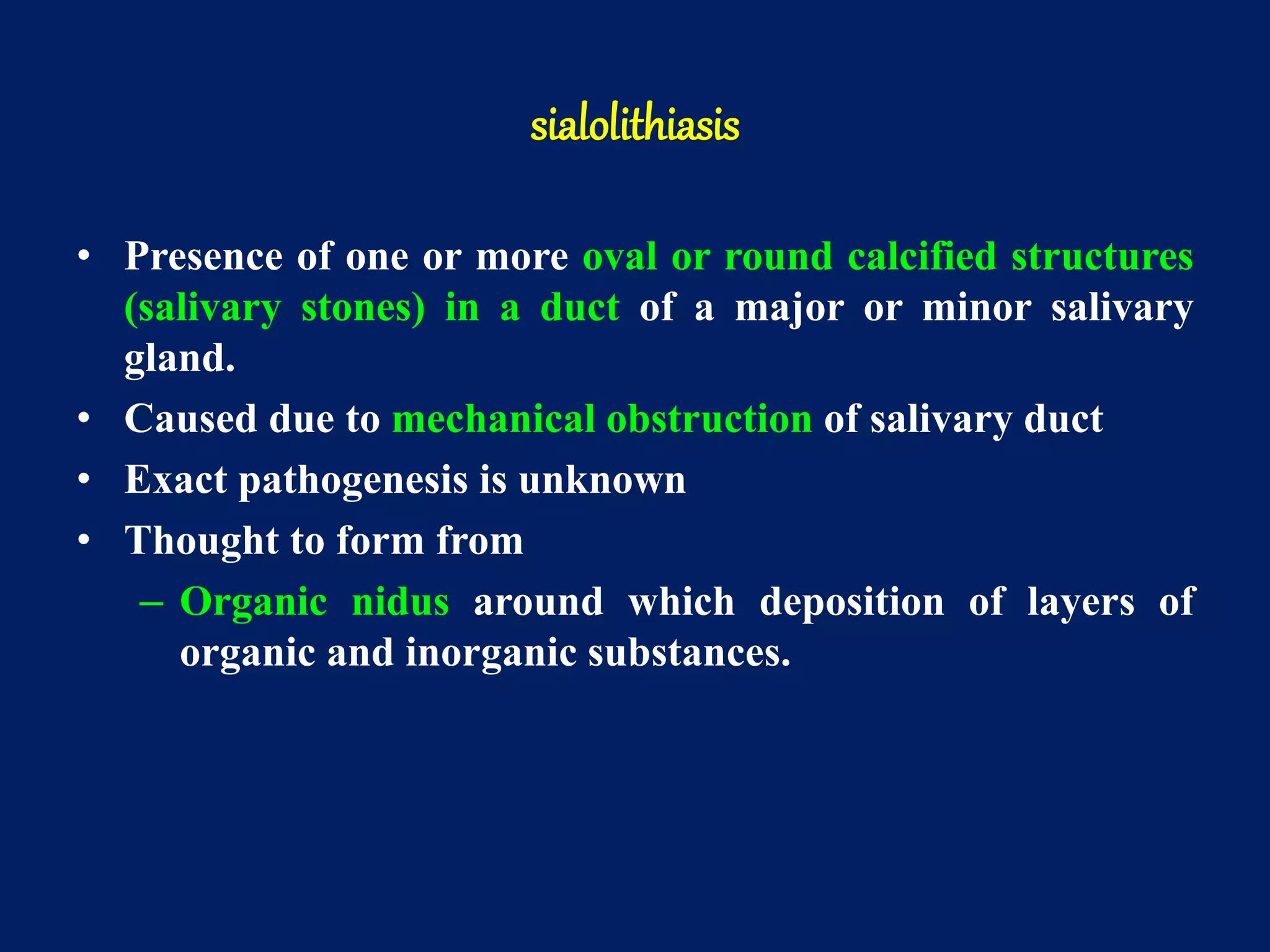 non neoplastic disorders of salivary glands | PPTX