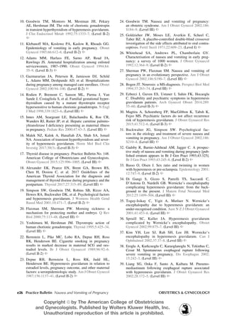 Non nghen trong thai ky - nausea and vomiting of pregnancy - ACOG ...