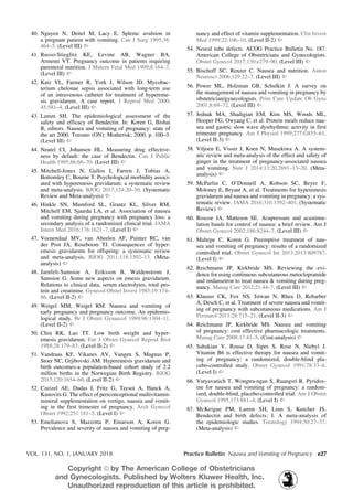 Non nghen trong thai ky - nausea and vomiting of pregnancy - ACOG ...