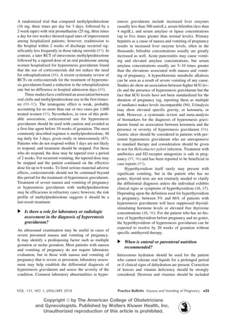 Non nghen trong thai ky - nausea and vomiting of pregnancy - ACOG ...