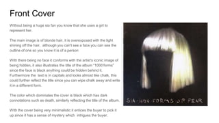 Sia digipak | PPT