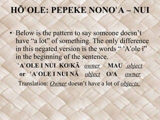 Nonoa nui | PPT