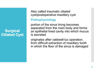 non odontogenic cysts, classification ex | PPT