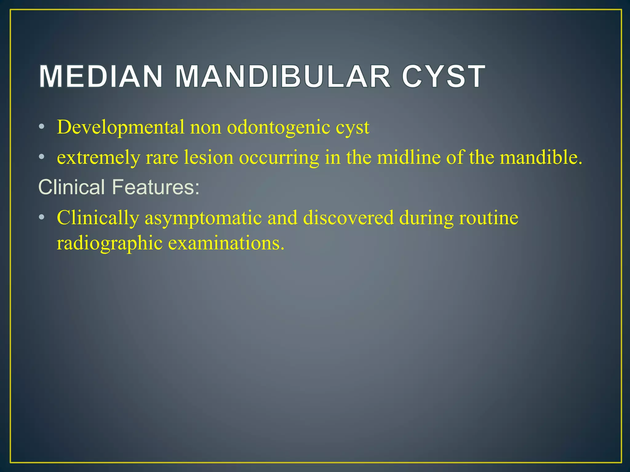 Non odontogenic cyst and pseudo cyst of the jaw- seminar 2- ORIGINAL.pptx