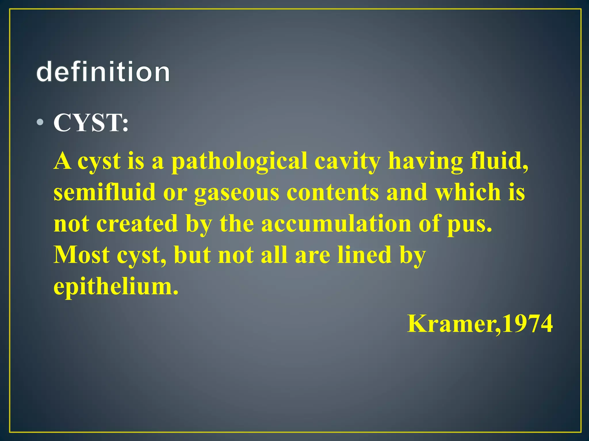 Non odontogenic cyst and pseudo cyst of the jaw- seminar 2- ORIGINAL.pptx