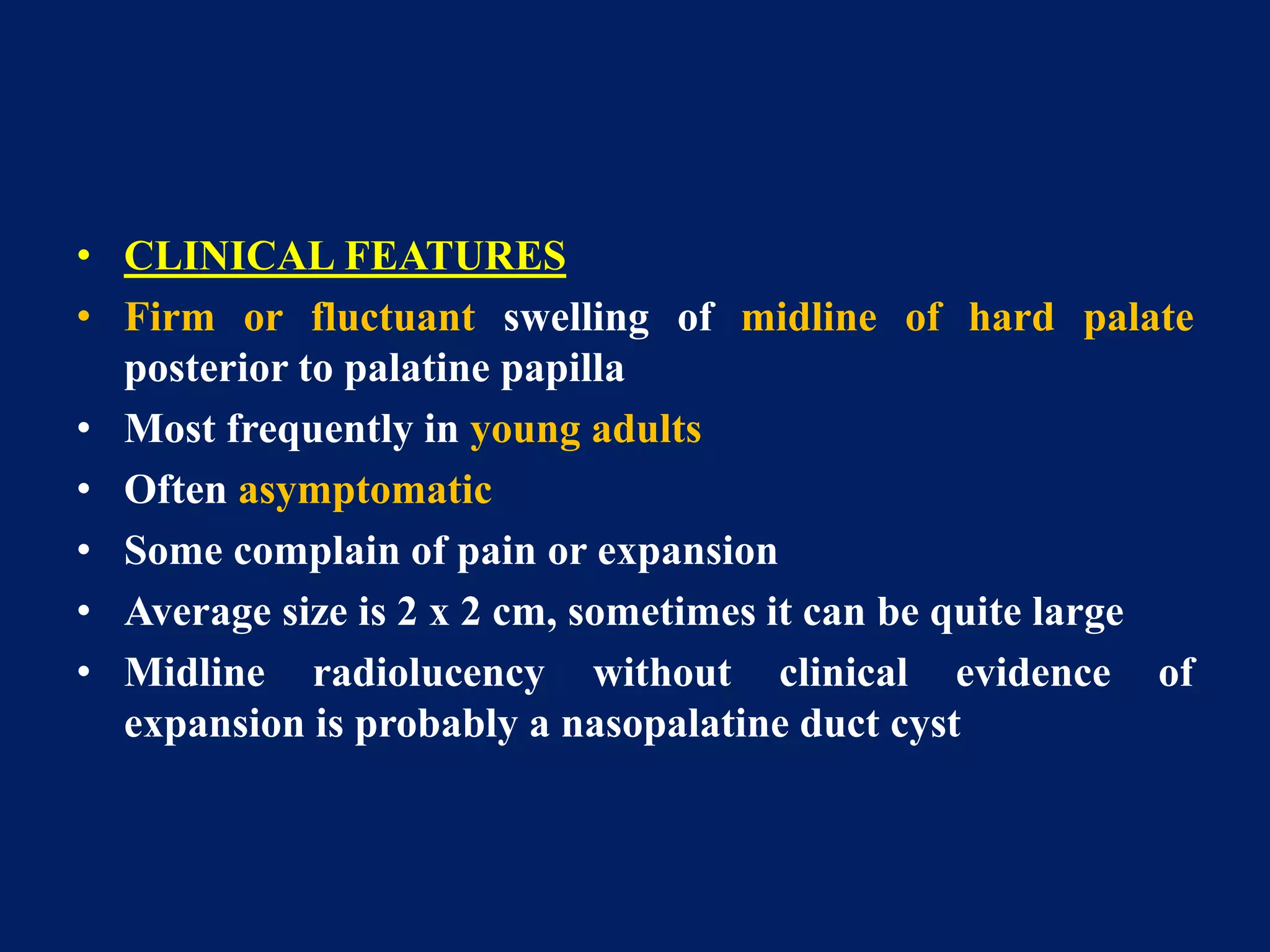 Non odontogenic cysts or fissural cysts | PPTX