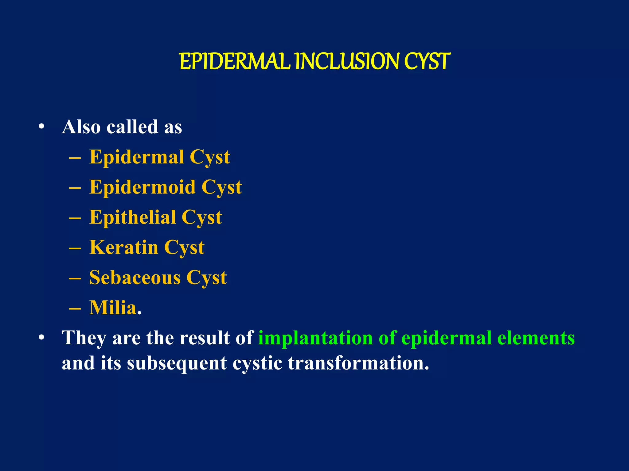 Non odontogenic cysts or fissural cysts | PPTX
