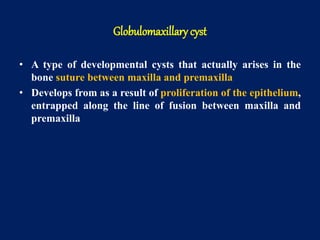 Non odontogenic cysts or fissural cysts | PPTX