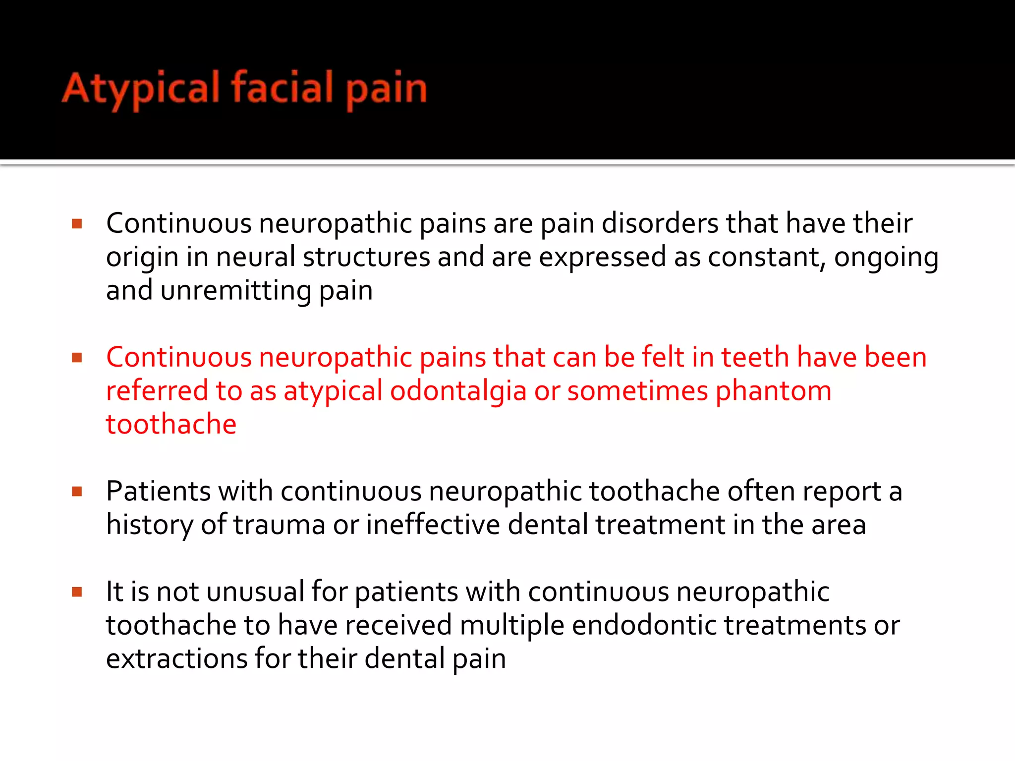 Non odontogenic tooth ache | PPTX