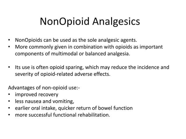 NonOpioid-Analgesics, Painkillers, NSAIDS | PPTX | Digestive Disorders ...