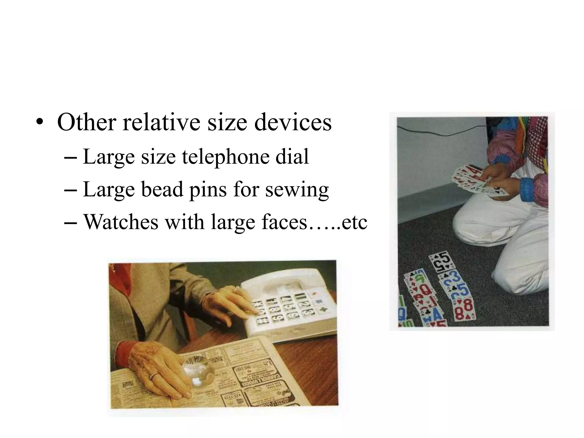 Non optical devices in Low Vision | PPT