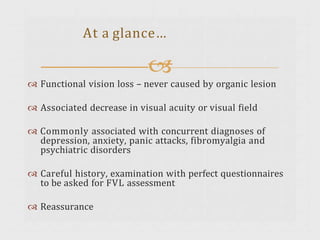 nonorganic visual blindness.pptx