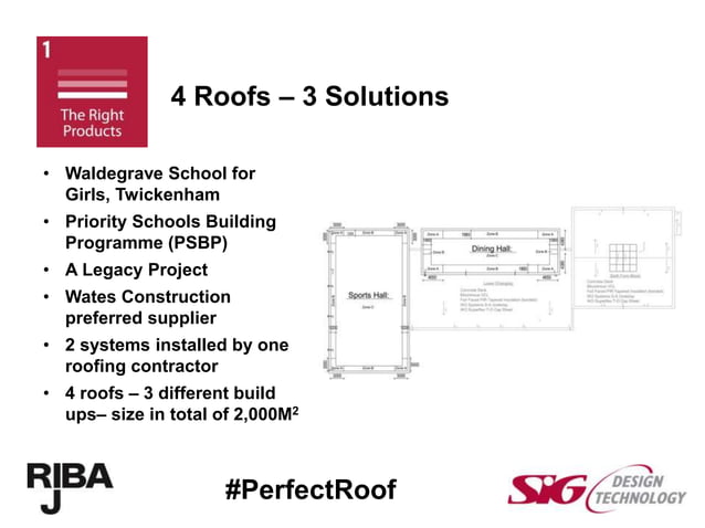 Mixing Roofing Materials at Waldegrave School - Steve Scottorn, SIG ...