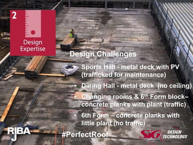 Mixing Roofing Materials at Waldegrave School - Steve Scottorn, SIG ...