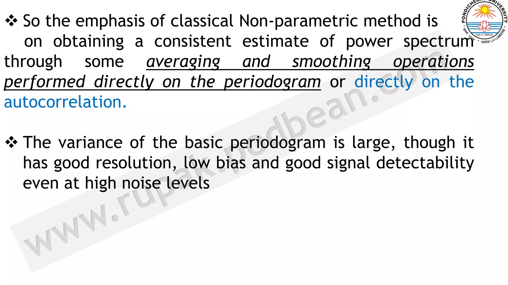 NON PARAMETRIC METHOD | PDF