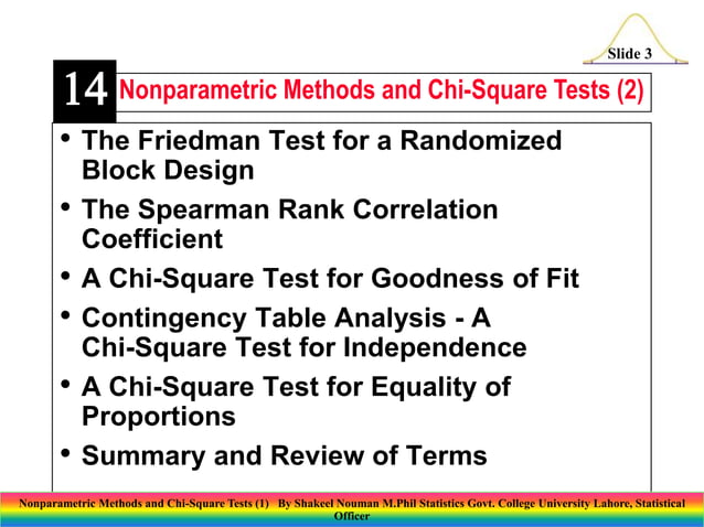 Nonparametric Methods And Chi Square Tests 1 Pptx