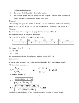 Non parametrics tests | DOCX