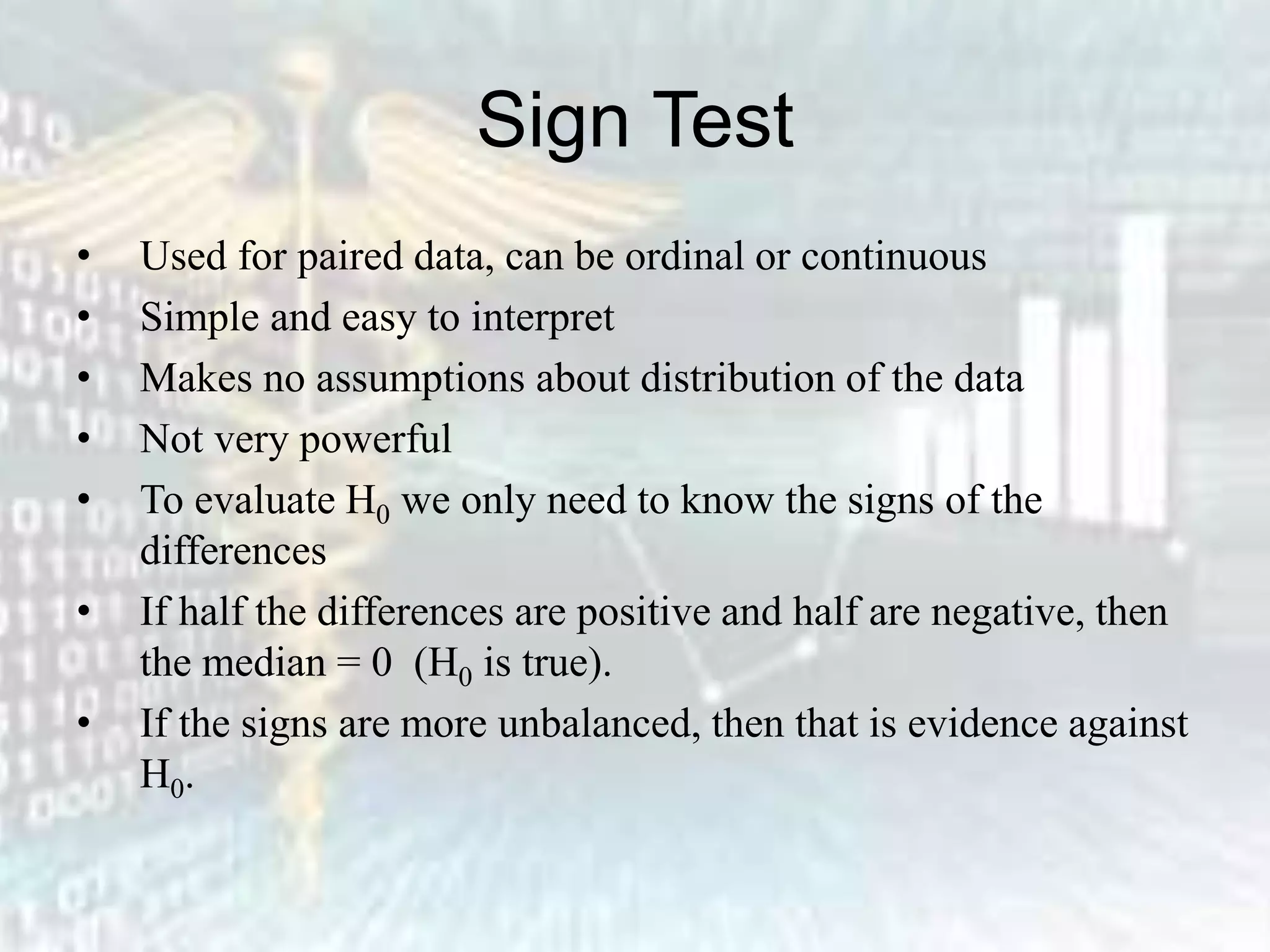 Non Parametric Tests Ppt