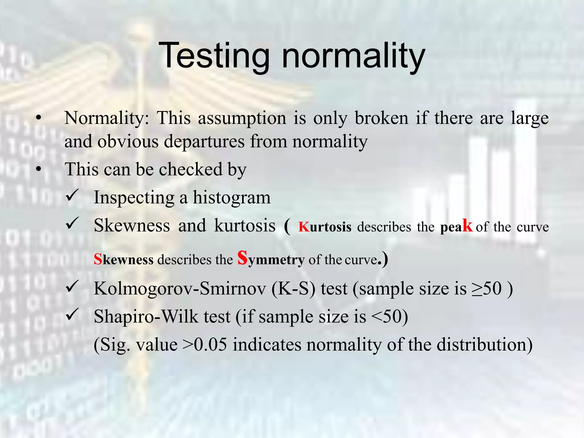 Non Parametric Tests Ppt